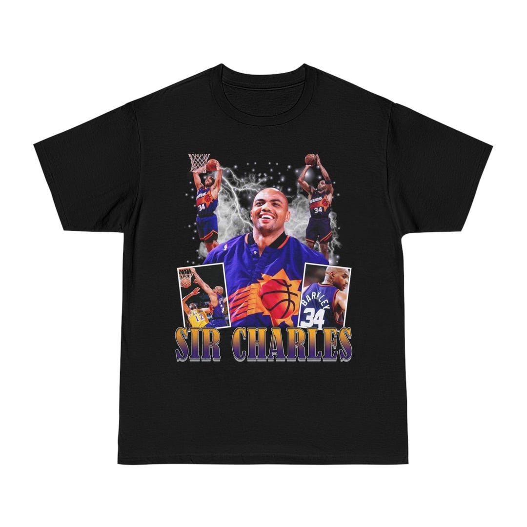 Charles Barkley Aka Sir Charles Bootleg T Shirt NBA Vintage 90s ...