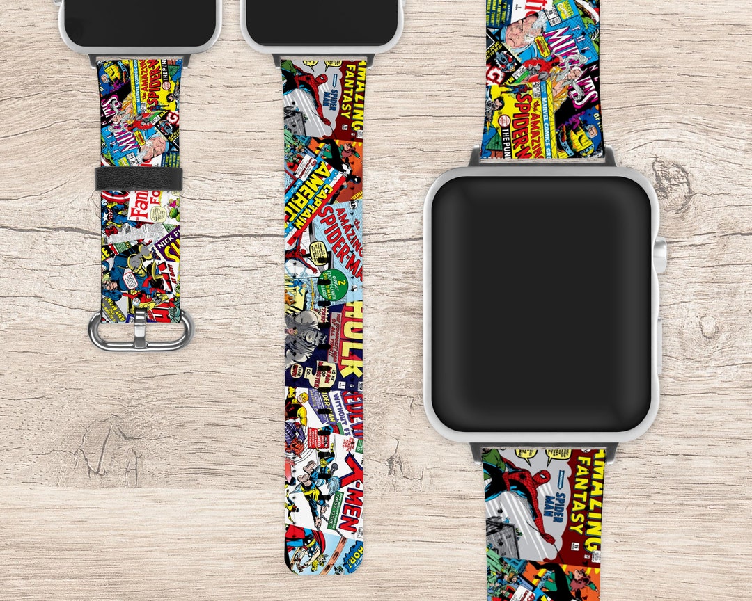 Superhero Comics Character Inspired Apple Watch Bands - Etsy
