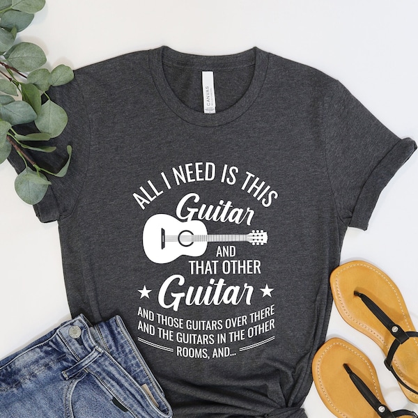 Guitar T Shirt - Etsy