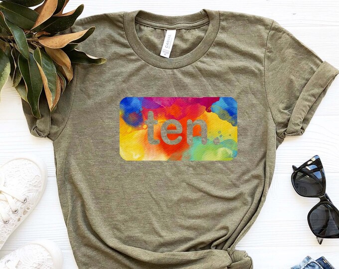 Hello Ten Shirt 10th Birthday Shirt Ten Shirt 10th Birthday - Etsy