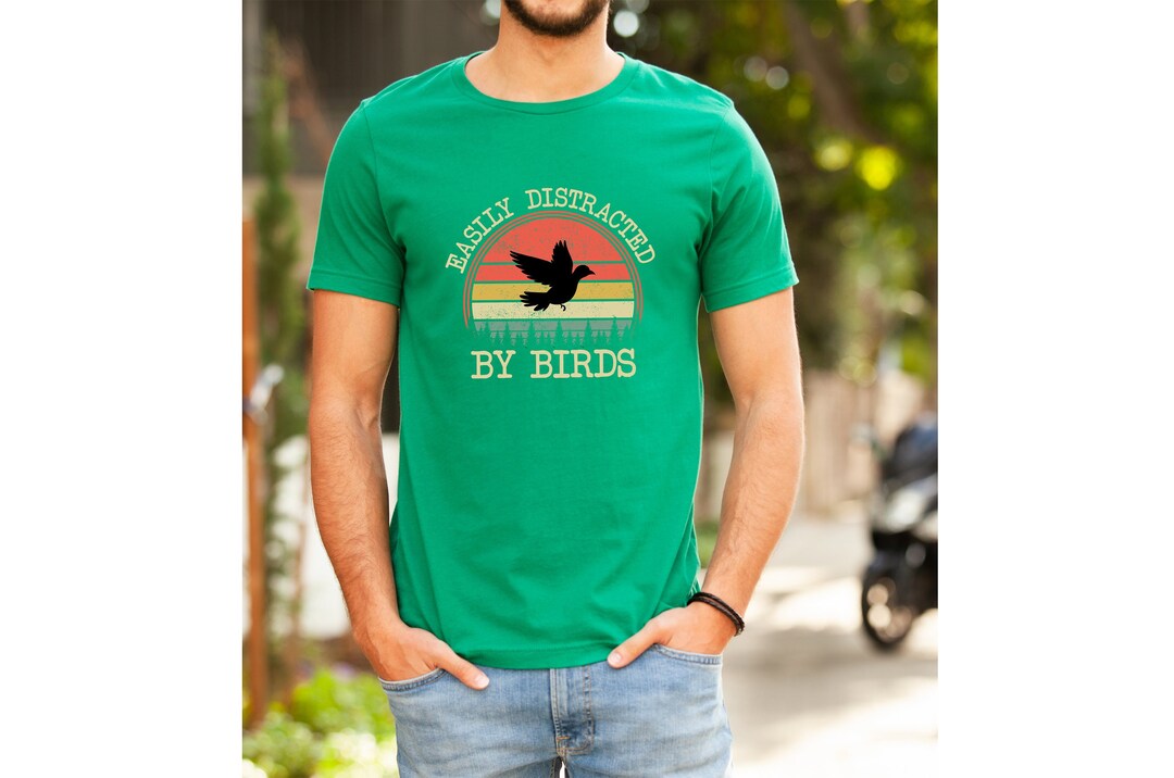 Birding Retro Shirt, Birdwatcher Birthday Present Tee Shirts, Bird Nerd ...