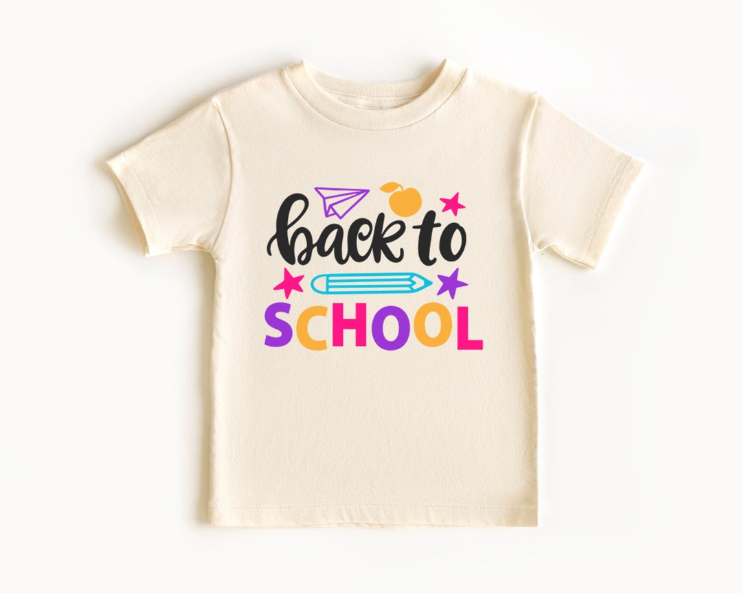 Back to School Shirt, Kids School Tshirt, Gift for Students, Funny Kids ...