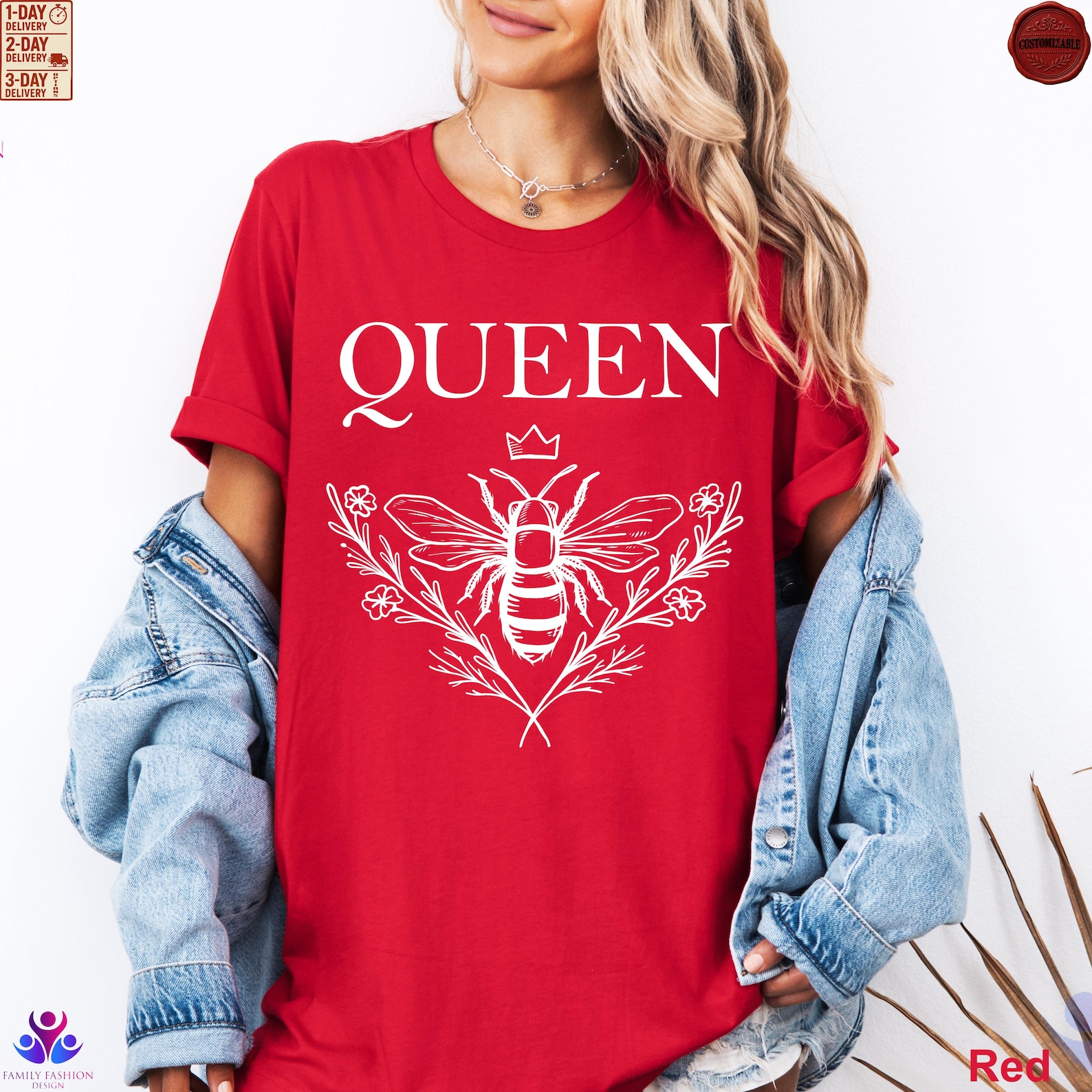 Queen Bee Shirt, Queen Shirt, Bee Shirt, Gift for Her, Boss Lady Shirt ...