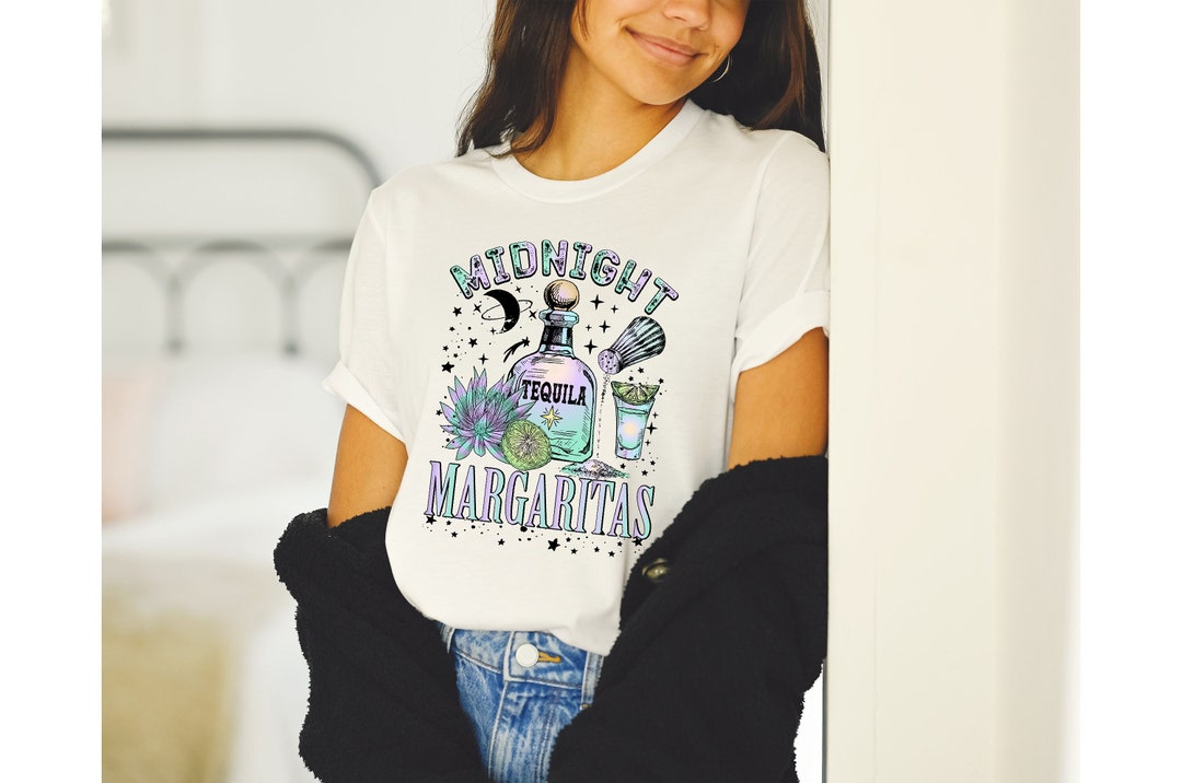 Midnight Margaritas Tshirt, Tequila Tshirt, Gift for Witchy Women ...