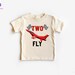 Custom Two Fly Shirt, 2nd Birthday Shirt, Airplane Birthday Shirt ...