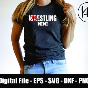 Wrestling Mimi SVG - PNG - Eps - Dxf. Wrestling Mimi Digital File ...