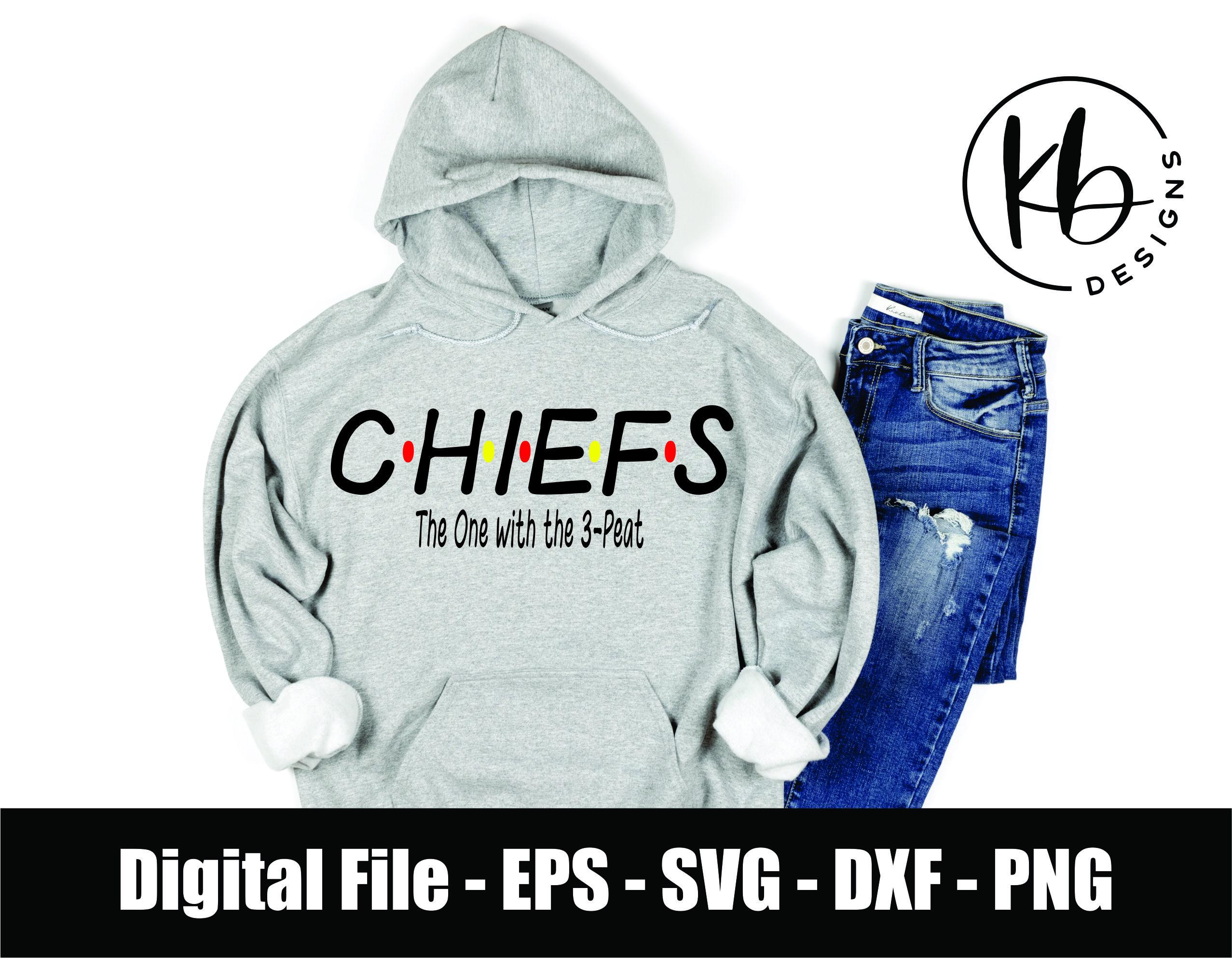 Chiefs 3 Peat SVG - PNG - Eps - Dxf. the One With the 3-peat SVG - Png ...