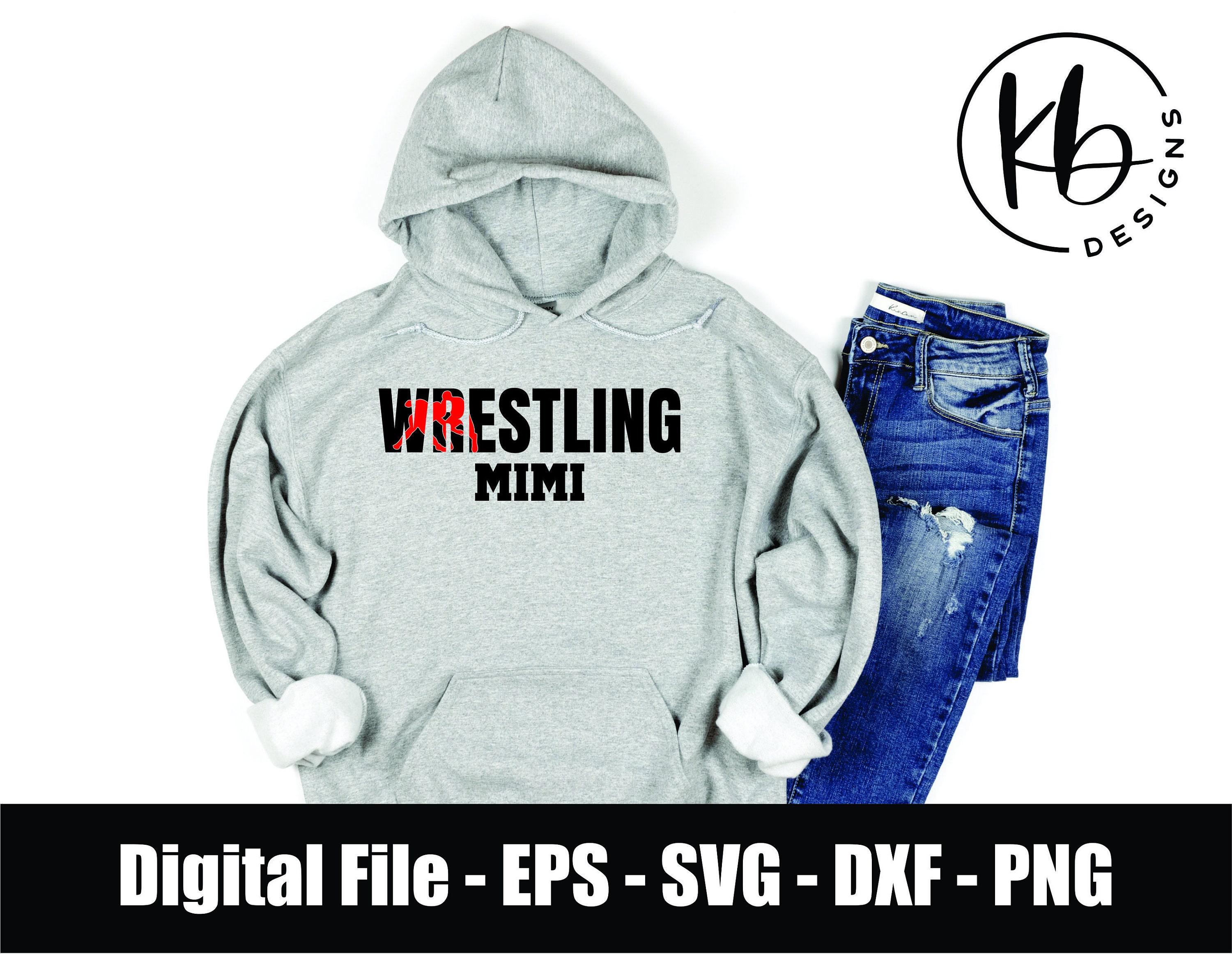 Wrestling Mimi SVG - PNG - Eps - Dxf. Wrestling Mimi Digital File ...
