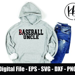 Baseball Uncle SVG - PNG - Eps - Dxf. Baseball Uncle Digital Files ...