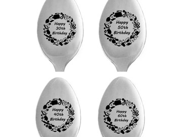 Happy Birthday Spoon | Etsy