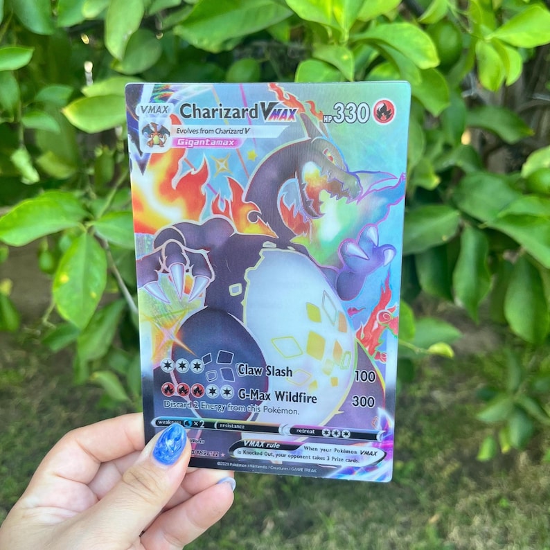 Charizard VMAX Card 3D Motion Sticker (large) - Etsy