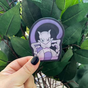 Mew / Mewtwo Evolution 3D Motion Sticker - Etsy