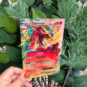 Charizard Card 3D Motion Sticker (large) - Etsy