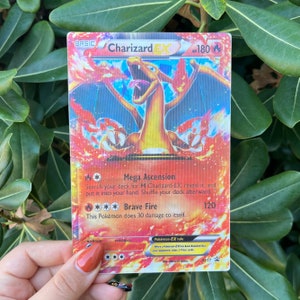 Charizard Card 3D Motion Sticker - Etsy