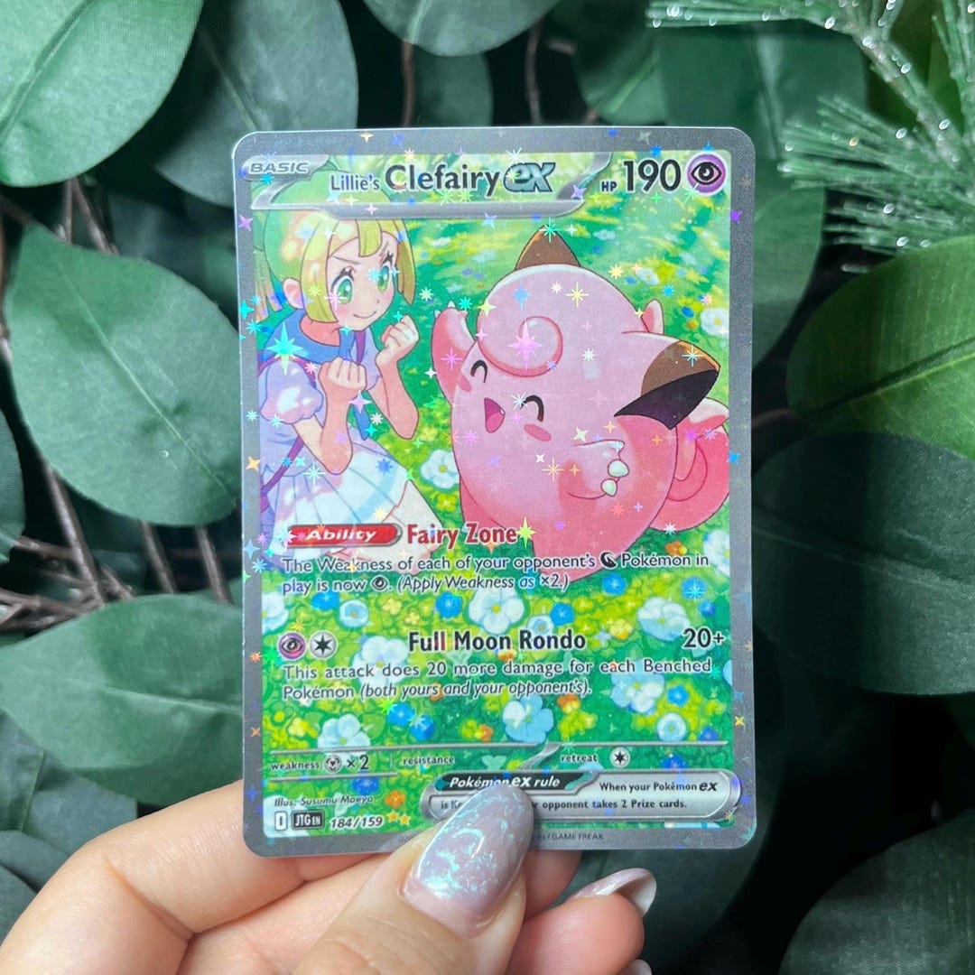Lillies Clefairy Vinyl Sticker - Etsy