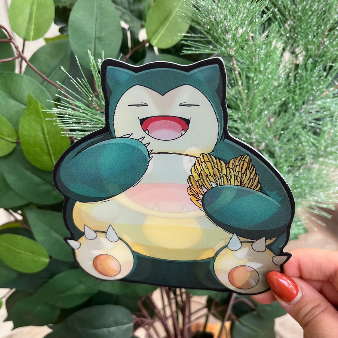 Munchlax / Snorlax 3D Motion Sticker (large) - Etsy