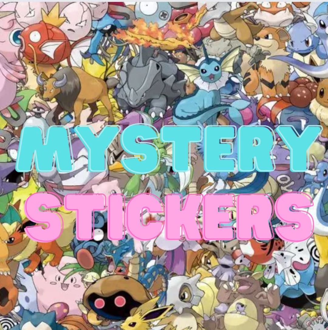 Mystery Pokemon Stickers - Sellers Pick - Etsy