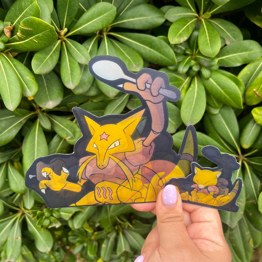 Abra Evolution 3D Motion Sticker - Etsy