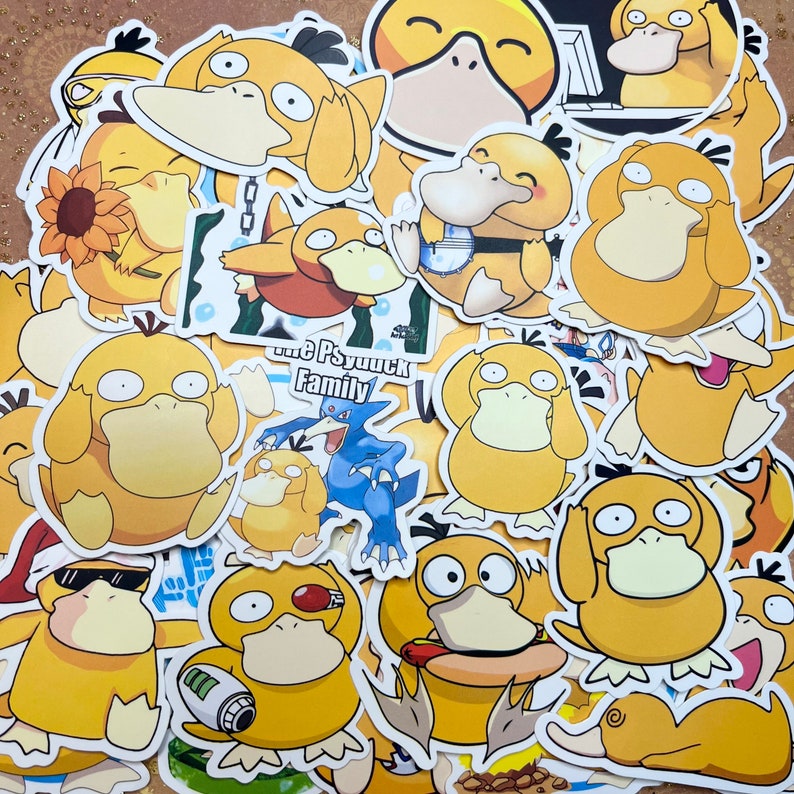 Psyduck Laptop Stickers - Etsy