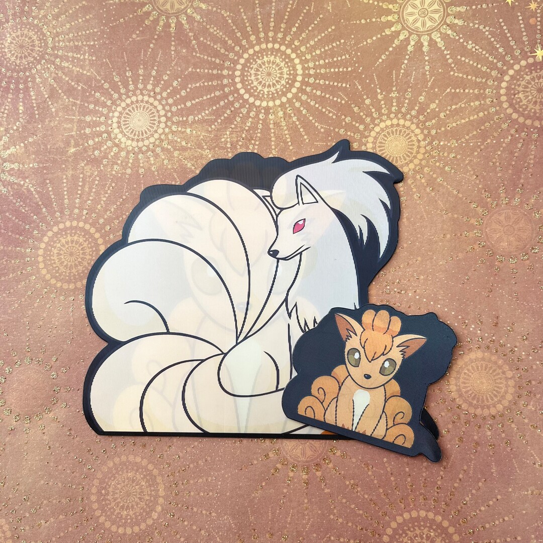 Vulpix / Ninetails 3D Motion Sticker - Etsy