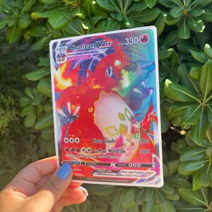 Charizard VMAX Card 3D Motion Sticker (large) - Etsy