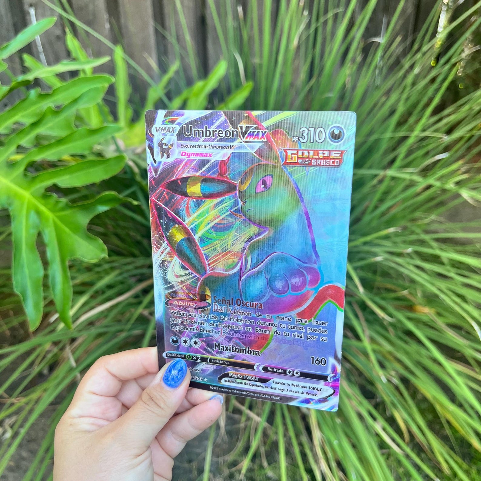 Umbreon VMAX Card 3D Motion Sticker (large) - Etsy