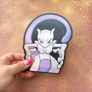 Mew / Mewtwo Evolution 3D Motion Sticker - Etsy