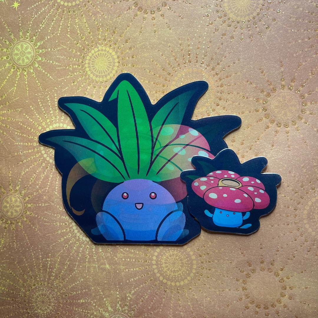 Oddish Evolution 3D Motion Sticker - Etsy