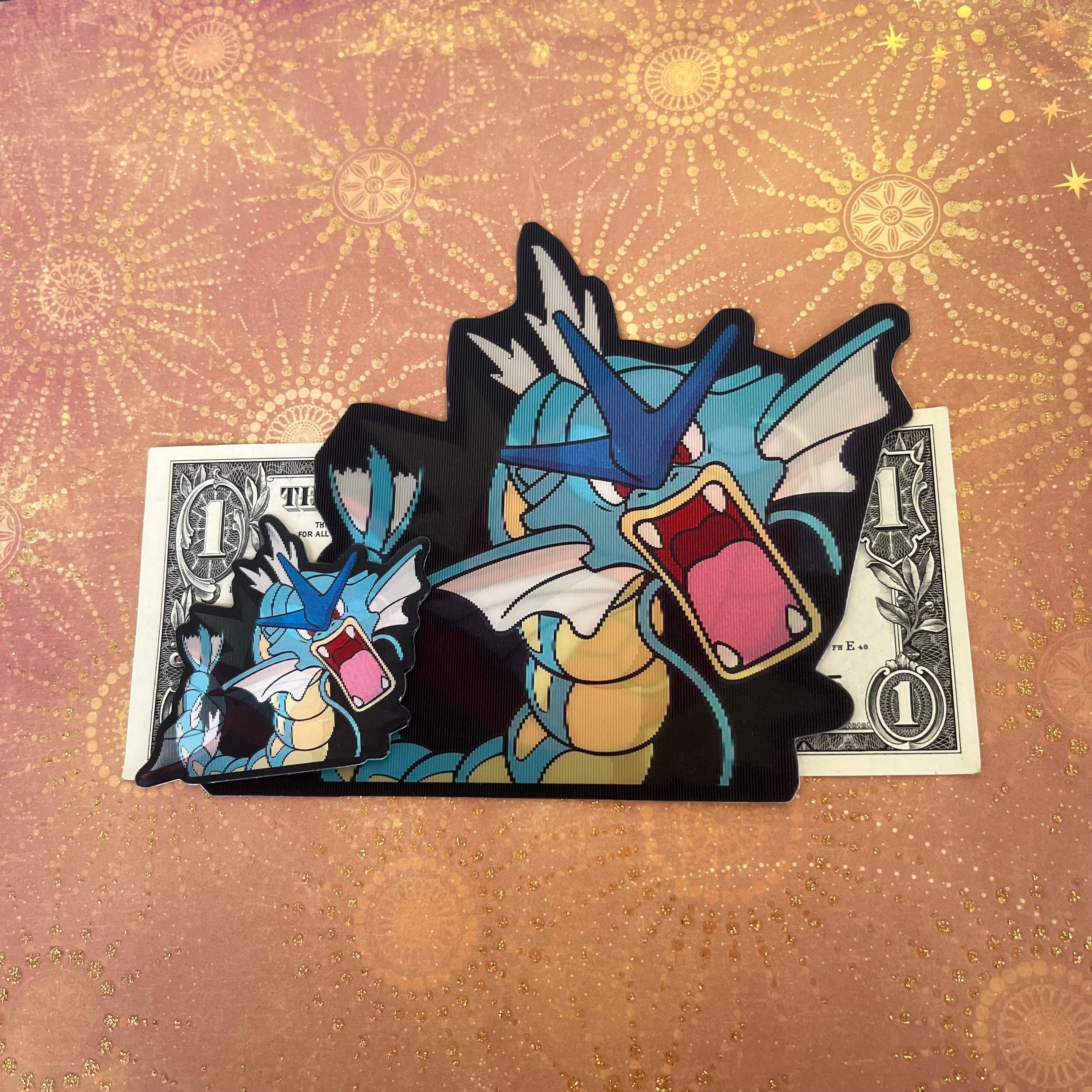Magikarp / Gyarados 3D Motion Sticker - Etsy