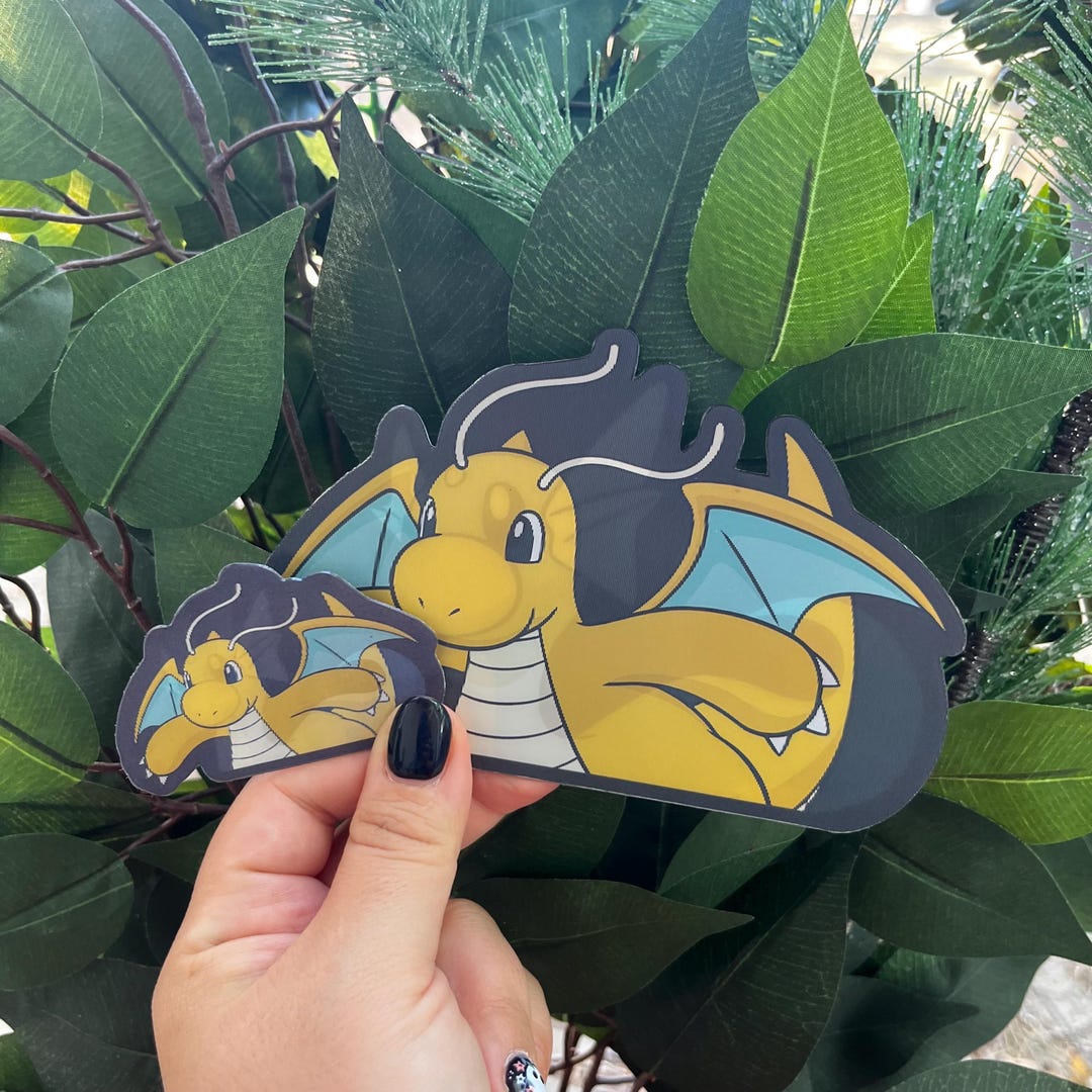 Dratini / Dragonite Evolution 3D Motion Sticker - Etsy