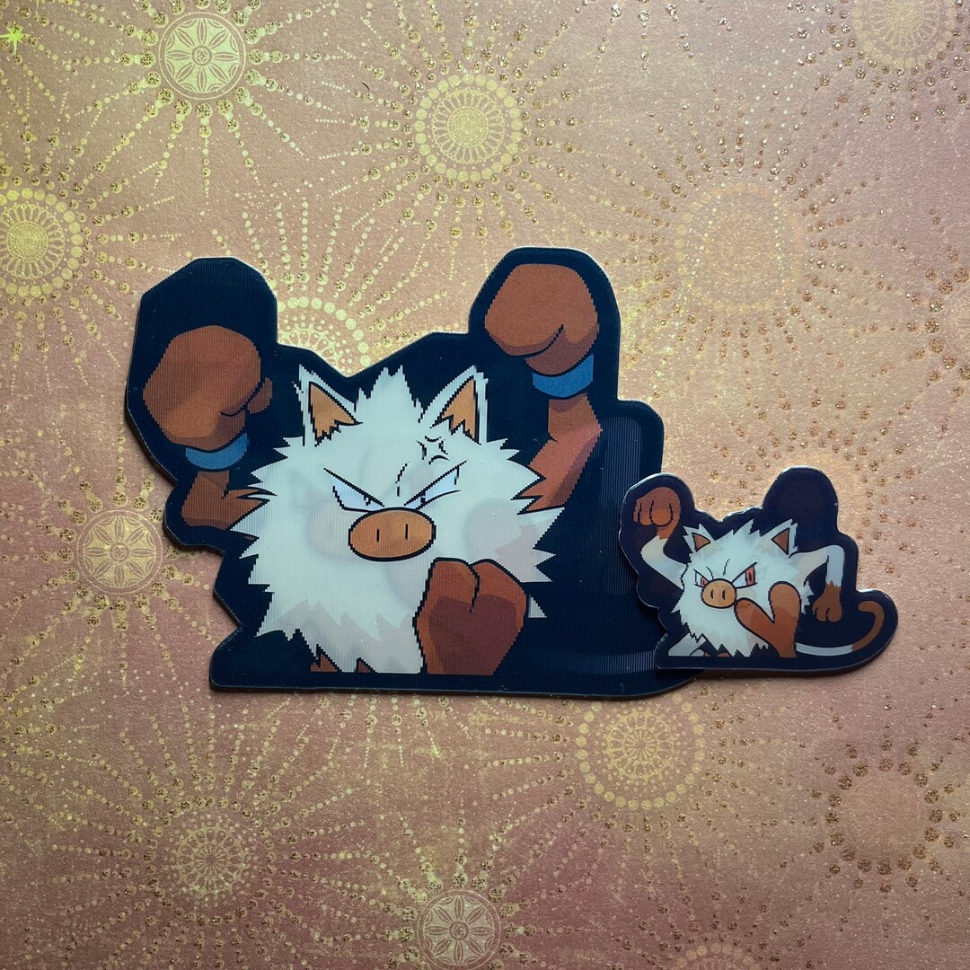 Mankey / Primeape 3D Motion Sticker - Etsy