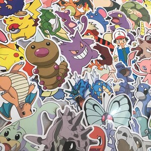 Pokemon Laptop Stickers - Etsy