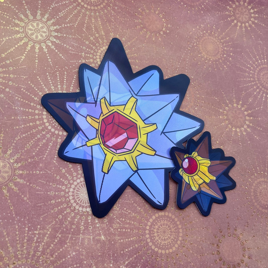 Staryu / Starmie 3D Motion Sticker - Etsy