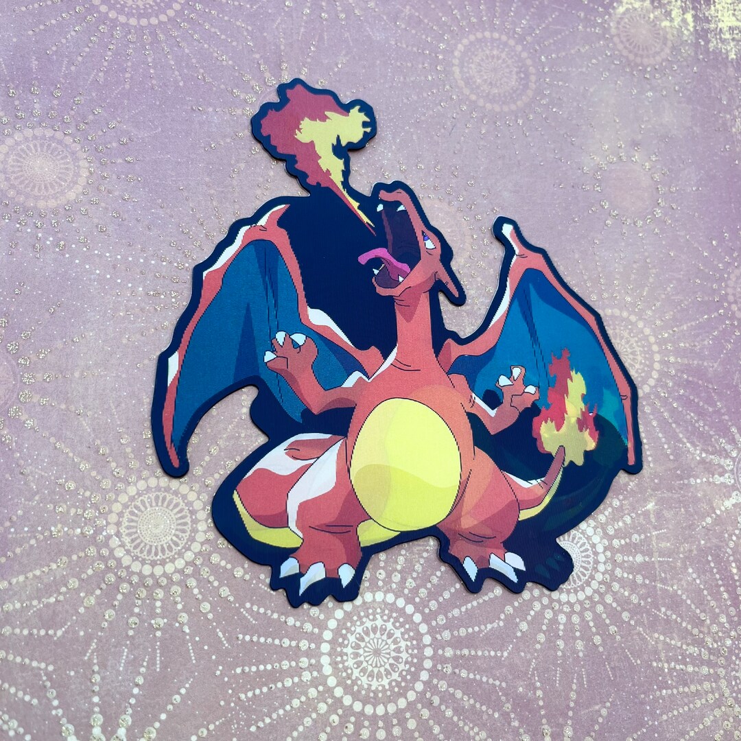Large Charizard 3D Motion Sticker - Etsy