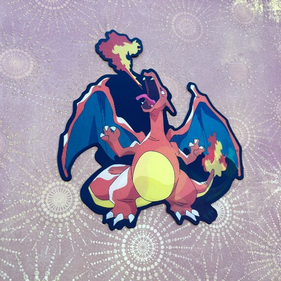 Large Charizard 3D Motion Sticker - Etsy