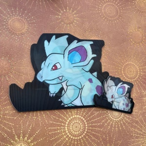 Nidoran / Nidoqueen Evolution 3D Motion Sticker - Etsy