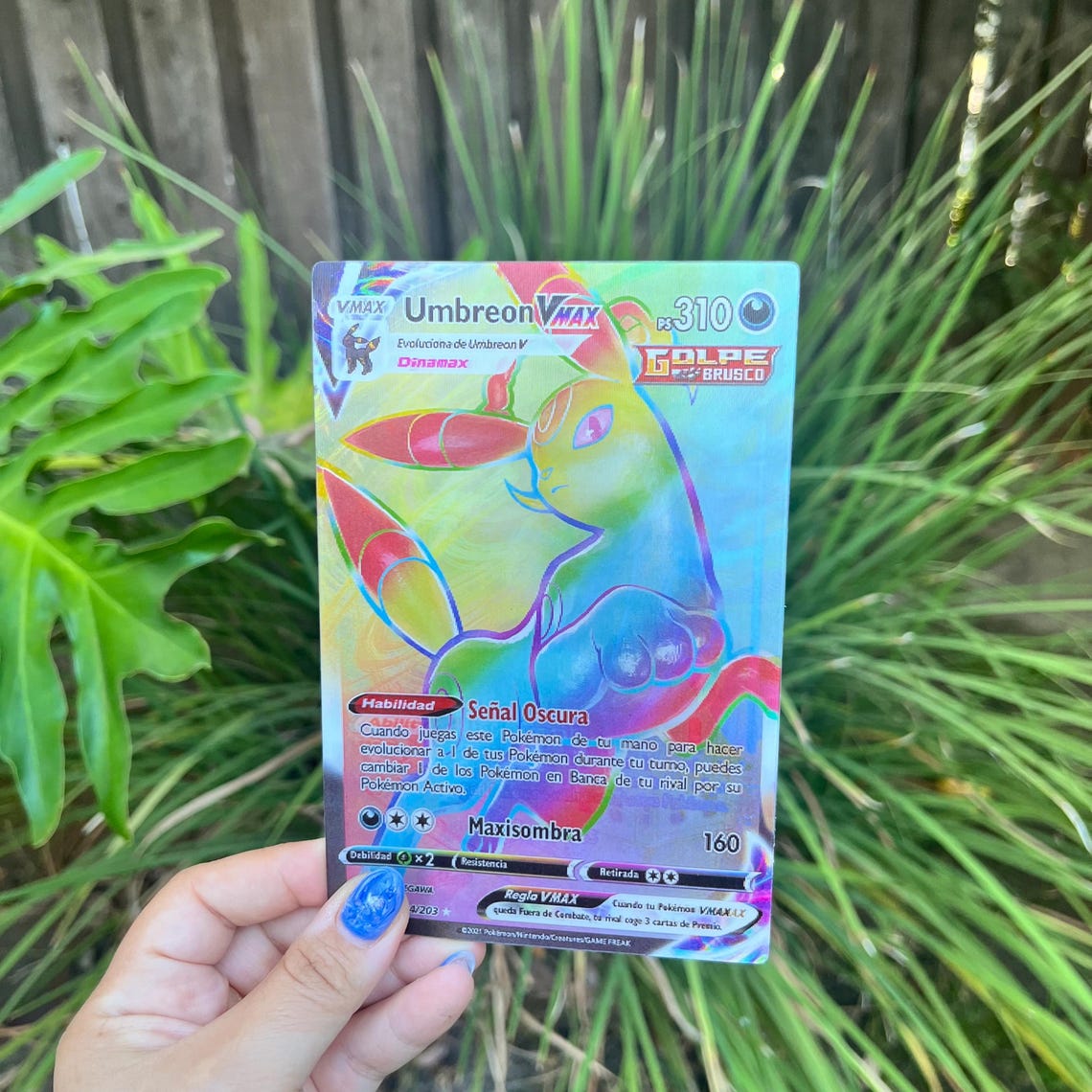 Umbreon VMAX Card 3D Motion Sticker (large) - Etsy