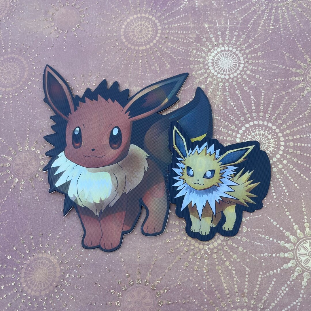 Eevee / Umbreon 3D Motion Sticker - Etsy