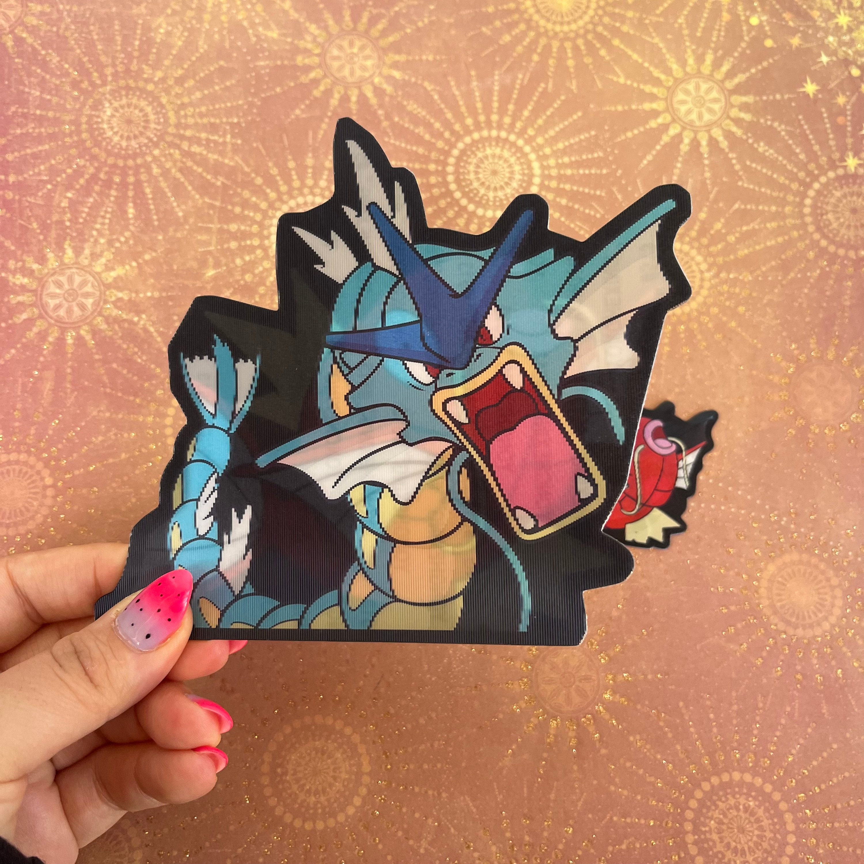 Magikarp / Gyarados 3D Motion Sticker - Etsy