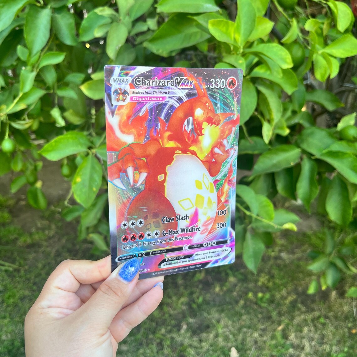 Charizard VMAX Card 3D Motion Sticker (large) - Etsy