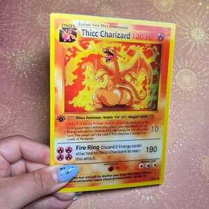Thicc Pikachu & Charizard 3D Motion Sticker large - Etsy
