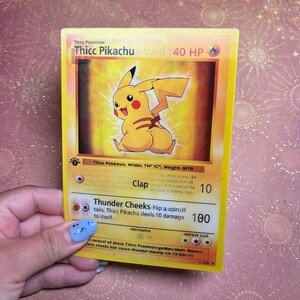 Thicc Pikachu & Charizard 3D Motion Sticker large - Etsy
