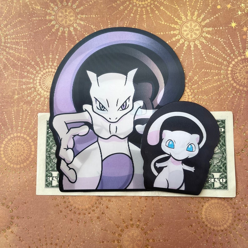 Mew / Mewtwo Evolution 3D Motion Sticker - Etsy