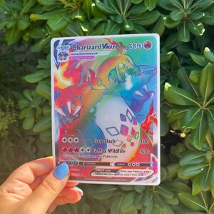 Charizard VMAX Card 3D Motion Sticker (large) - Etsy