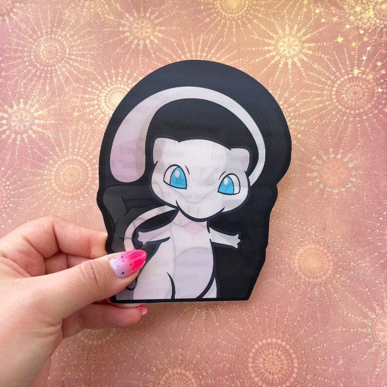 Mew / Mewtwo Evolution 3D Motion Sticker - Etsy