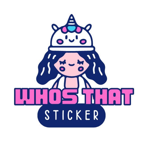 WhosThatSticker - Etsy