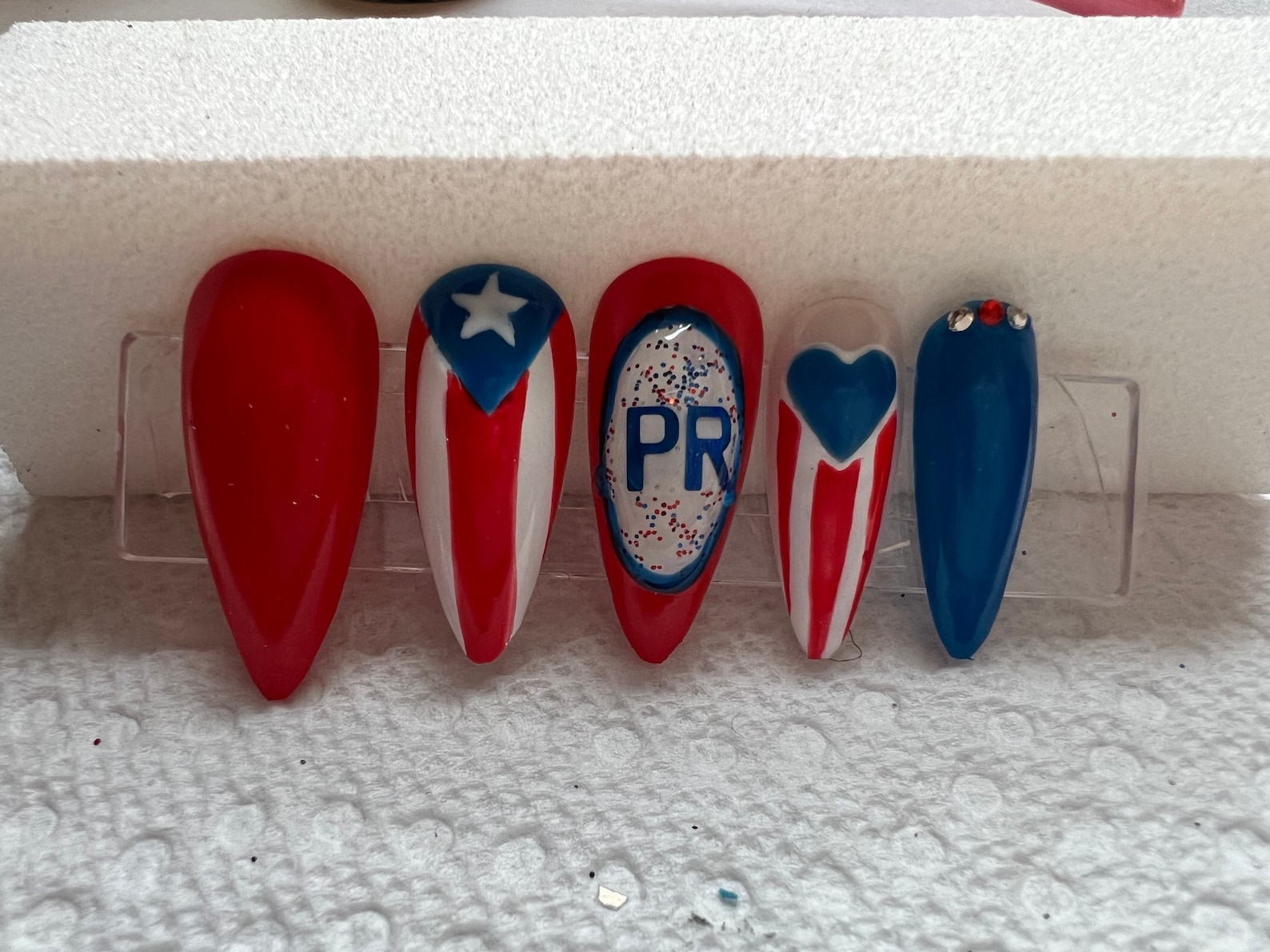 Puerto Rico Press on Nails - Etsy