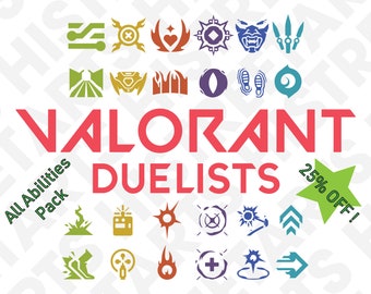 Valorant SVG, Sentinals Valorant, Valorant Abilities, for Cricut, for ...