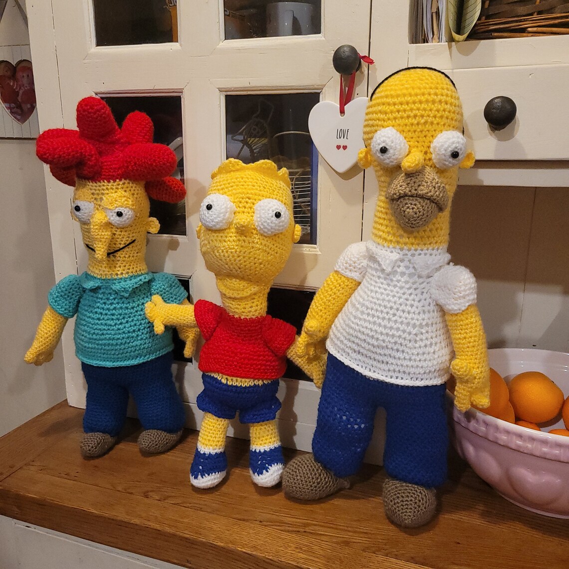 Sideshow Bob Crochet Plush - Etsy