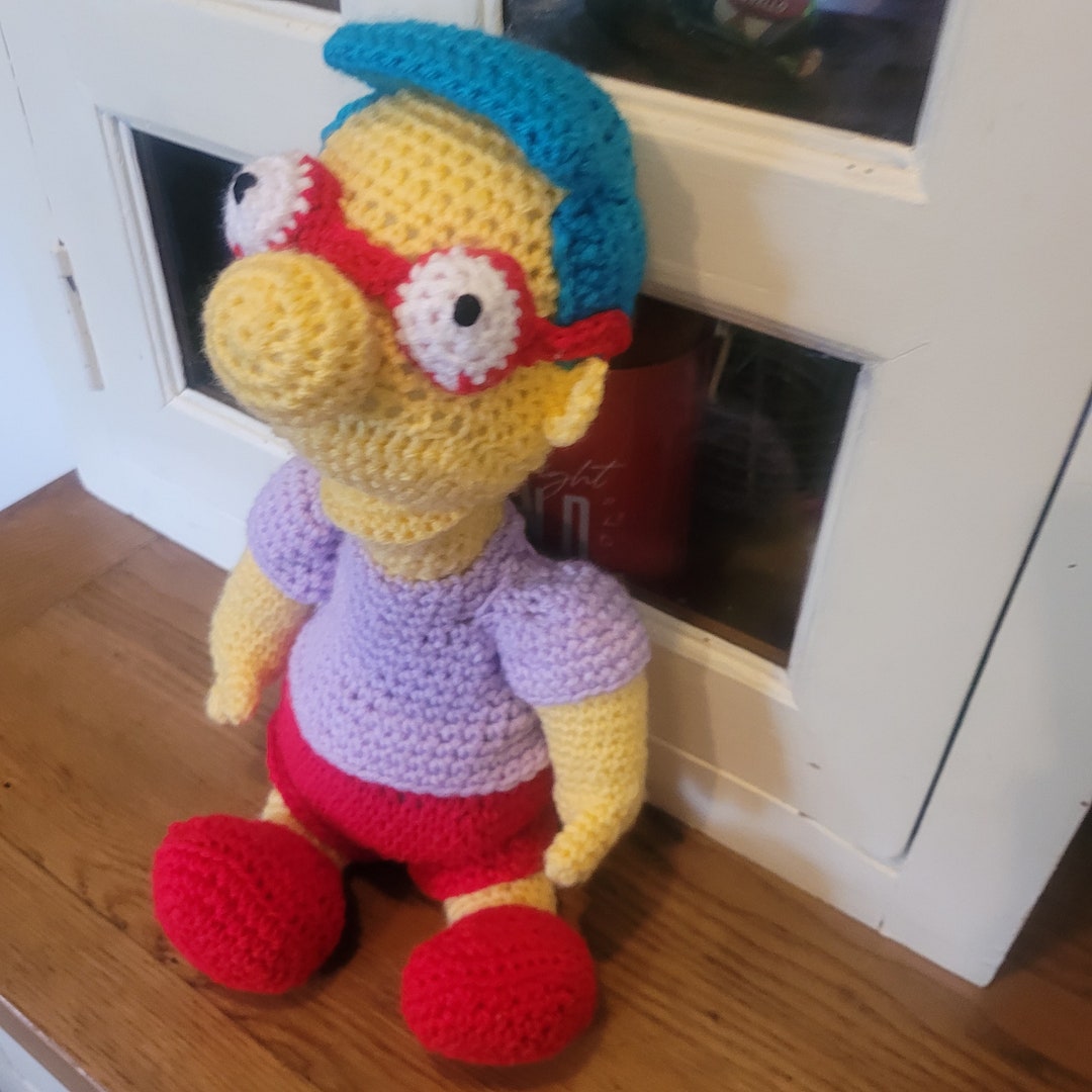 Simpsons Millhouse Crochet Plush - Etsy